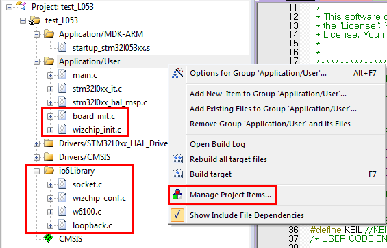 CubeMX Generated Project Keil setting